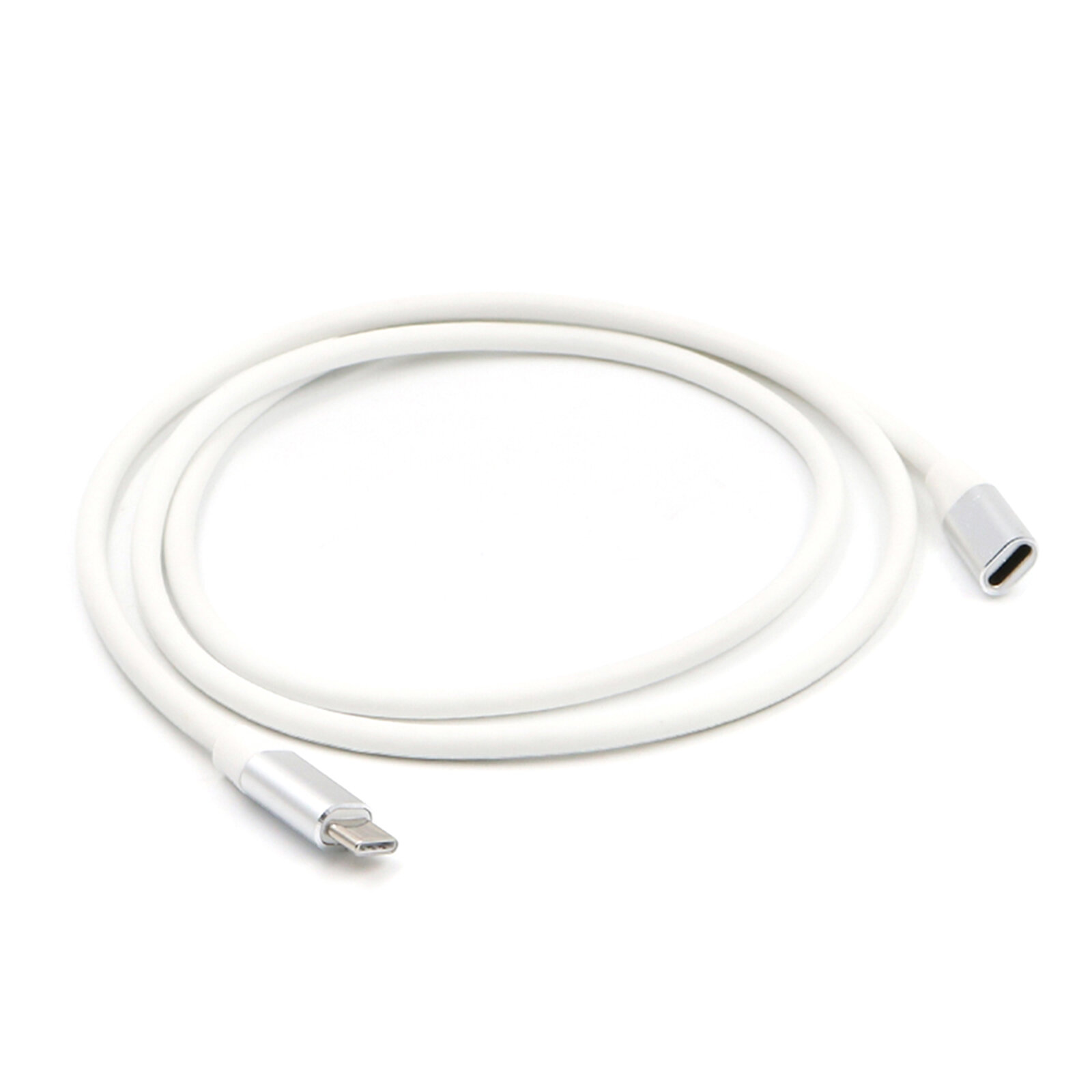 Кабель-расширение USB-C USB 3.1 Type C Male to Female для синхронизации данных и зарядки, длина 1M, цвет Silver, Gold, Rose Gold, Grey, для Nintendo Switch, MacBook с портом Type-C и других устройств Type-C