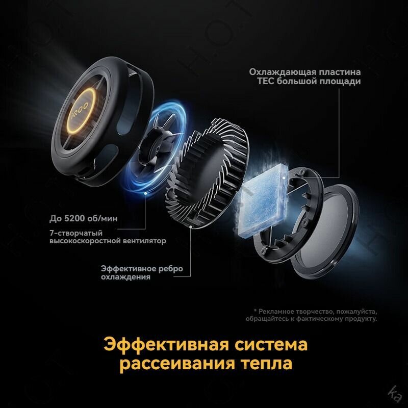 Кулер для телефона, IQOO phone cooler Magsafe iRA2424, white
