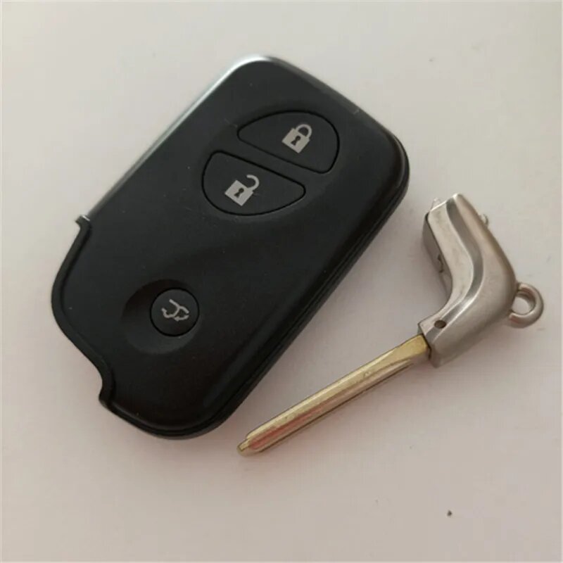 3-кнопочный смарт-брелок с дистанционным управлением, пустой корпус без ключа для LEXUS IS250 ES350 GS350 LS460 GS, умный ключ