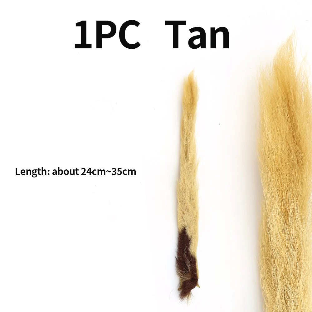 Vtwins хвостики телячьей икры для мух 1PC Tan