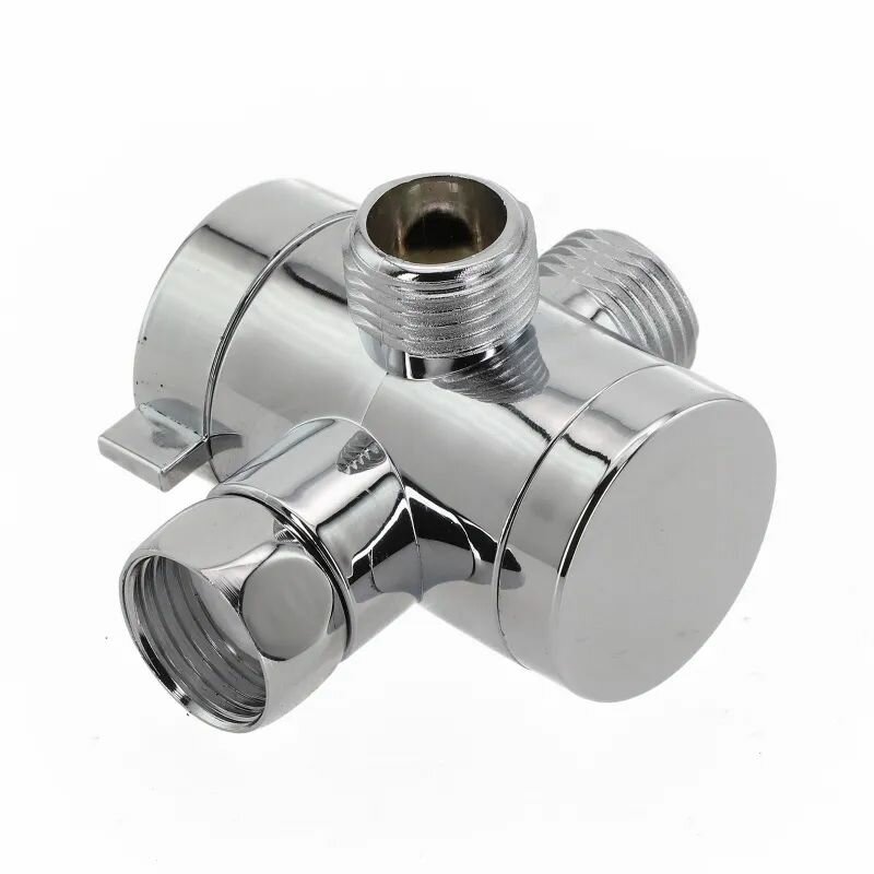 OZ-VGVR 1/2 " для BSP Chrome 3-ходовой тройник-адаптер душа, распределительный клапан смесителя ванны