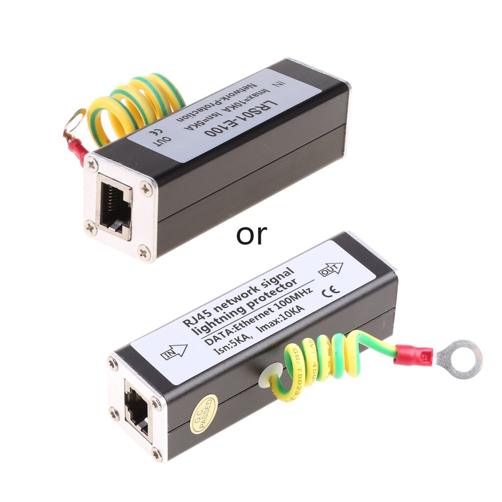 Камера сетевого оборудования мониторинга RJ45 для защиты от грозовых разрядов и перенапряжения