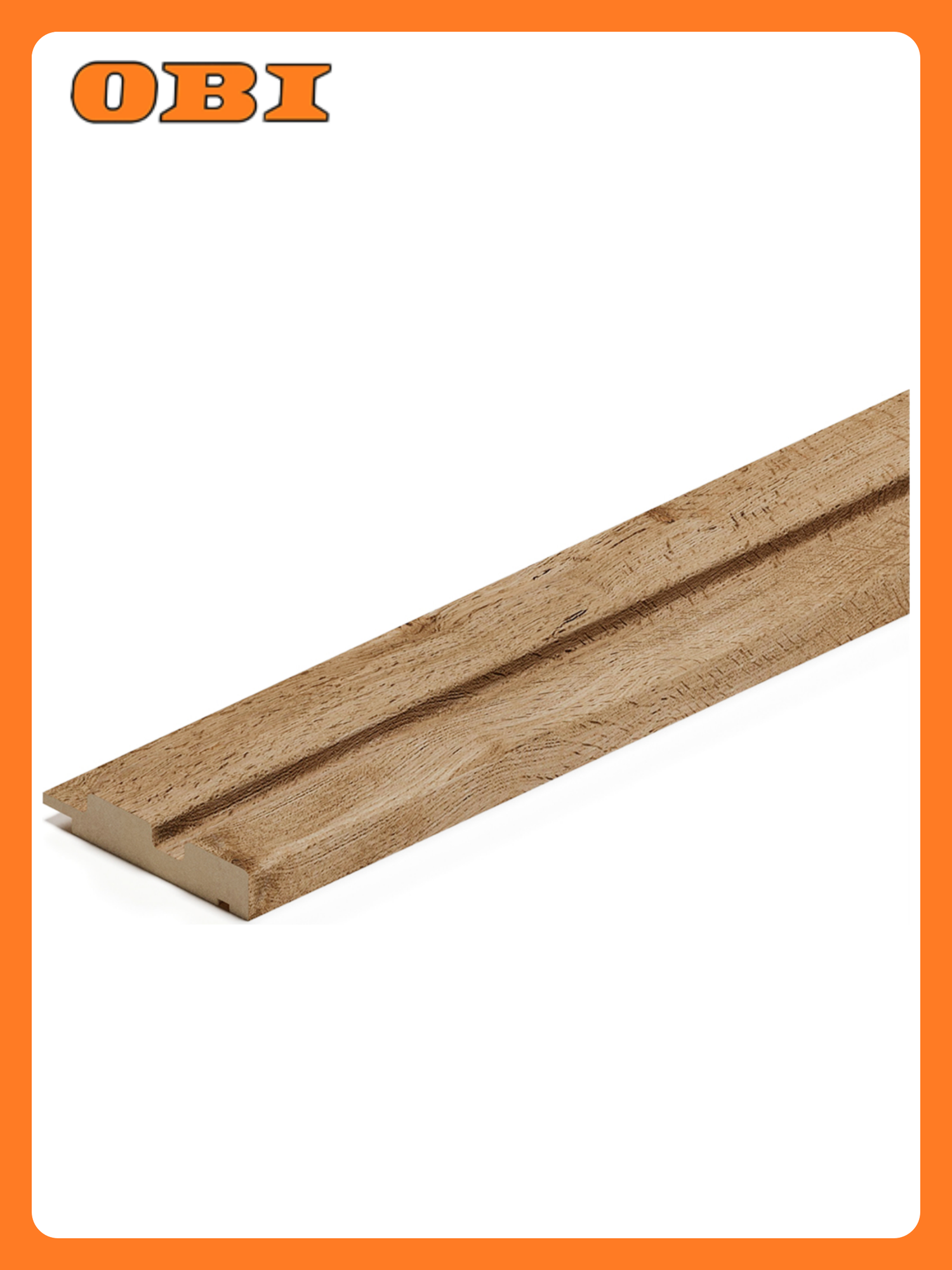 Профиль Финиш Stella Beats Light, МДФ, матовая, 2700х77х16 мм