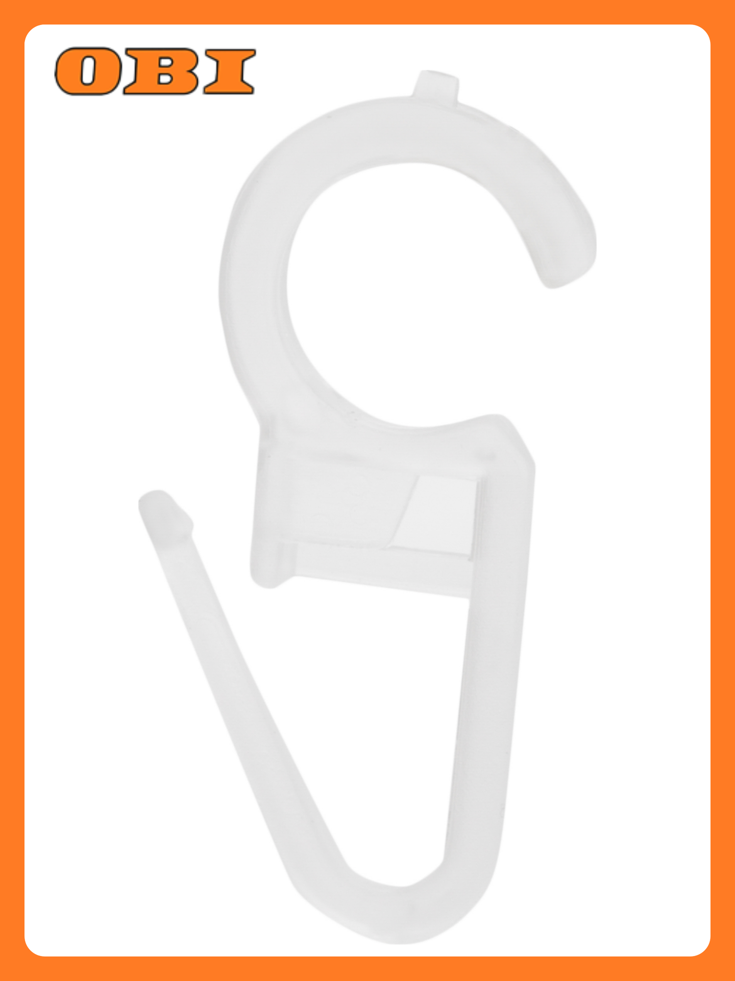 Крючки для карниза Эскар прозрачные 20 шт