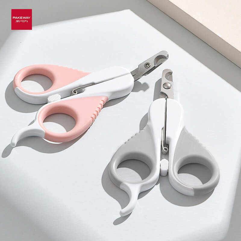 Ножницы для когтей с LED-подсветкой, серый цвет, инструмент для ухода за собаками малых пород с видимостью кровеносных