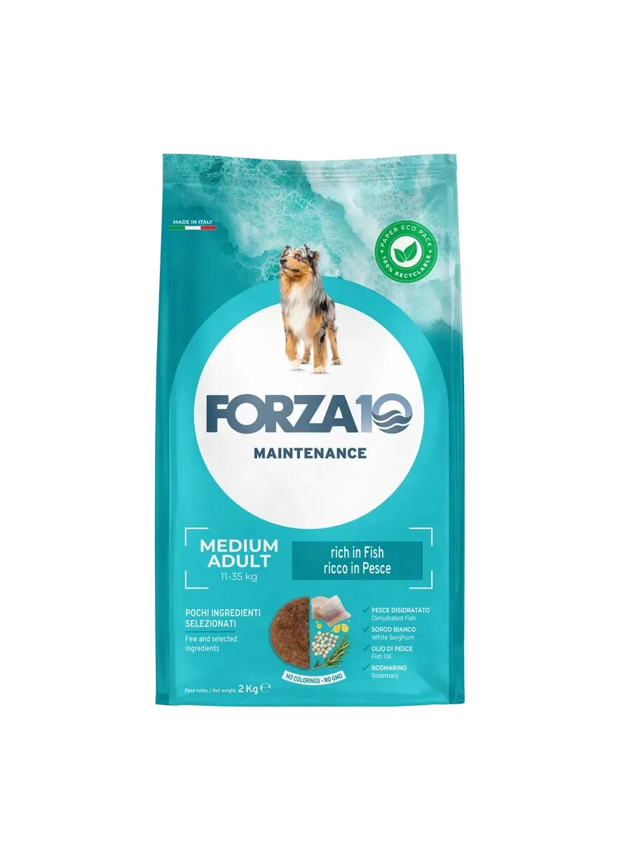 Корм для собак средних пород с рыбой 2кг