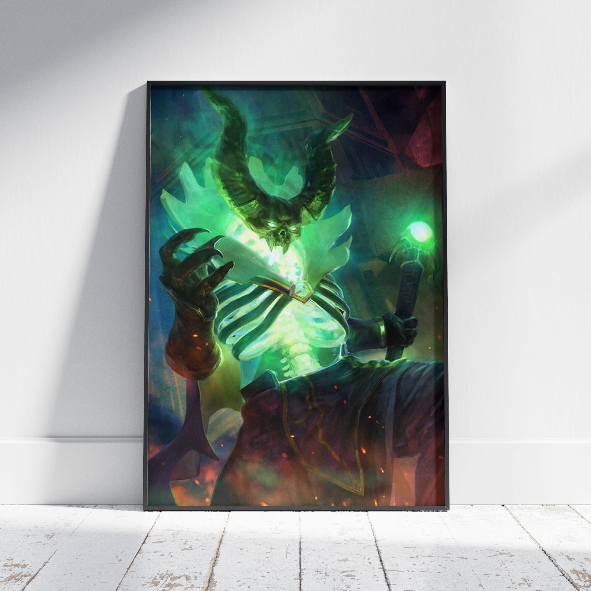 Плакат на стену для интерьера Dota 2 (Pugna) - Постер по игре формата A3 (30х42 см)