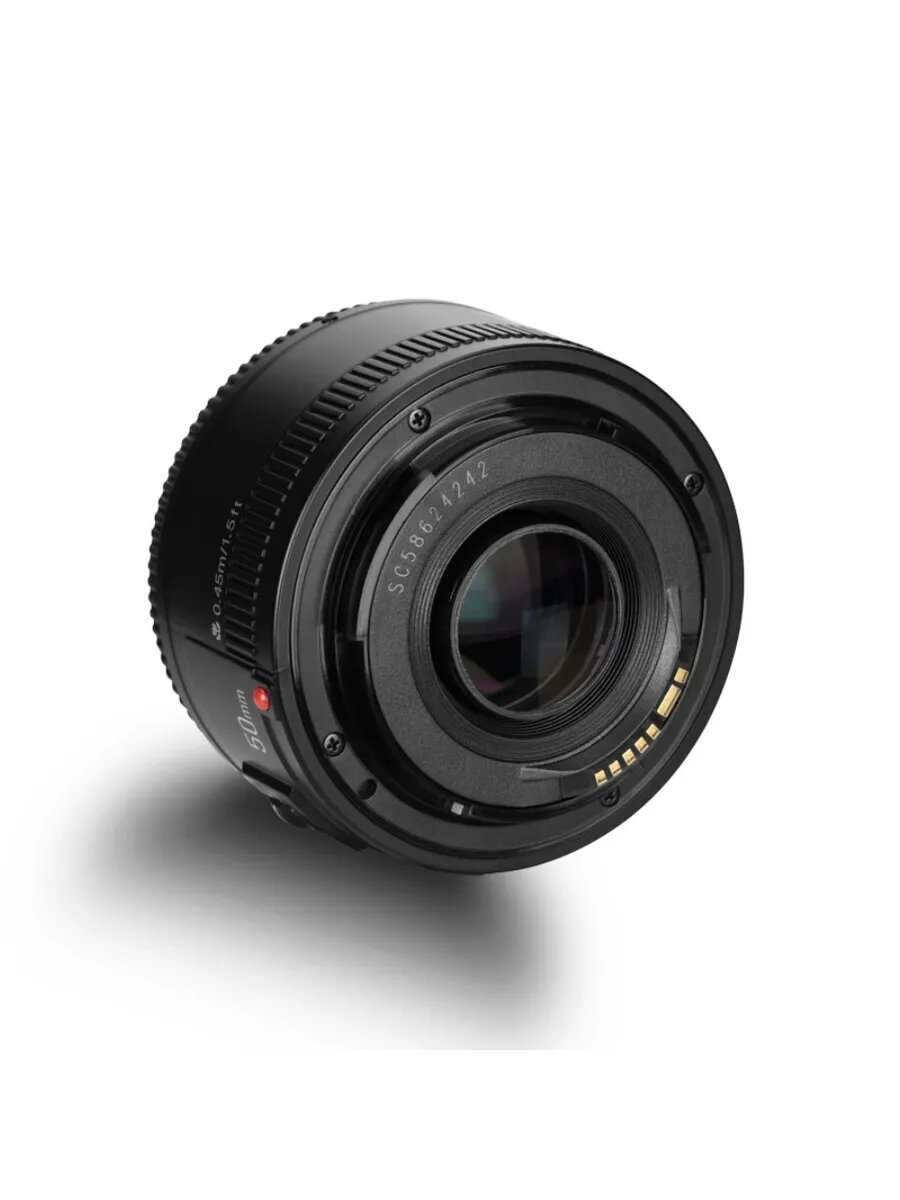 YONGNUO YN50mm F1.8 , объектив в коробке , б.у , есть царапины .