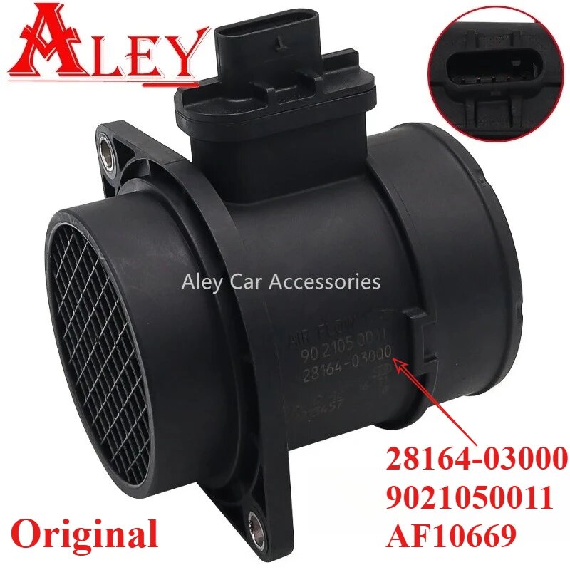Оригинальный 28164-03000 9021050011 AF10669 Датчик массового расхода воздуха MAF для HYUNDAI Elantra IONIQ для KIA NIRO K3 2816403000 MAS0486