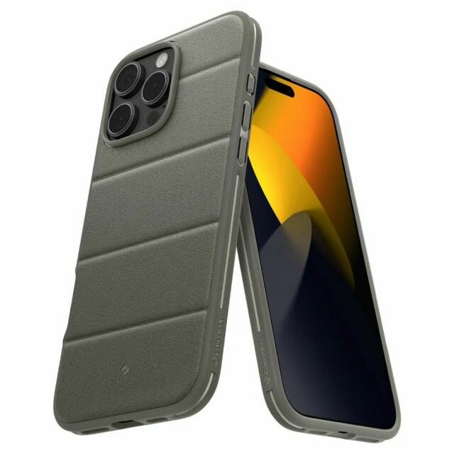 Чехол Spigen Caseology для iPhone 16 Pro Max Athlex MagSafe cерый ACS08299