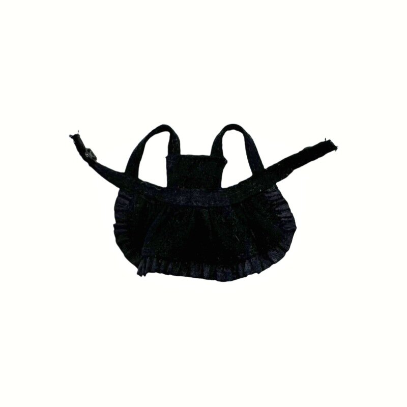 Ob11 Кукольная одежда горничной фартук ymy кукольная одежда 12 пунктов черный фартук_12-точечное тело