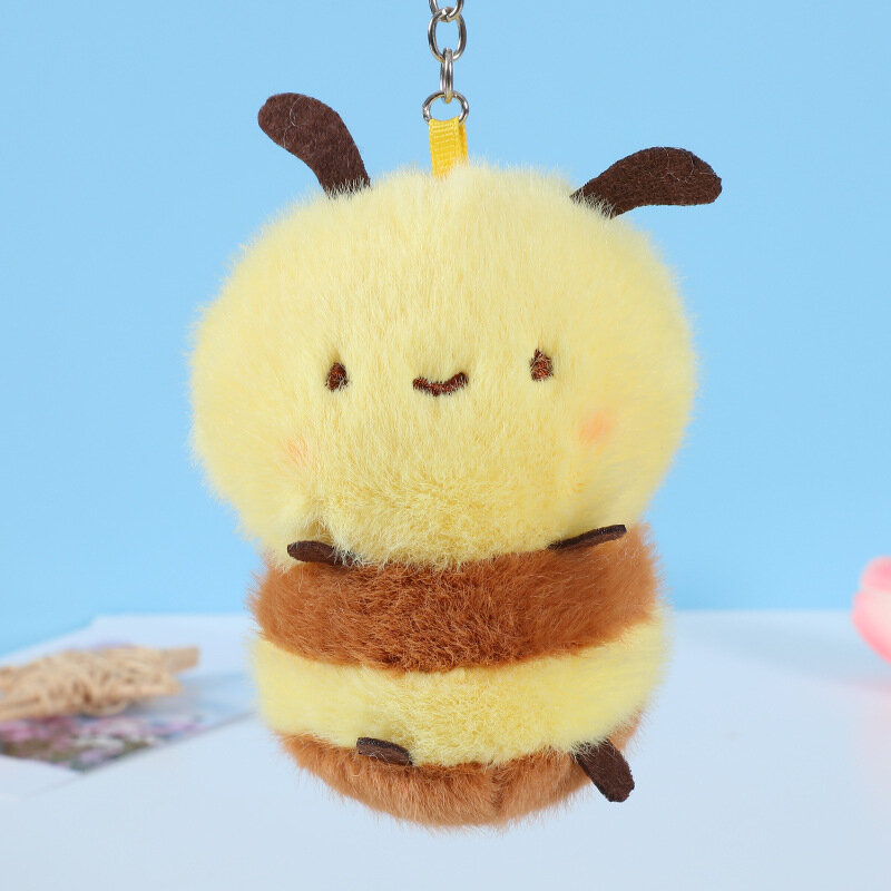 Подвеска-кукла с пчелой, выдувающей пузыри, забавная кукла-акула, пчела, кукла для снятия стресса, тряпичная кукла,