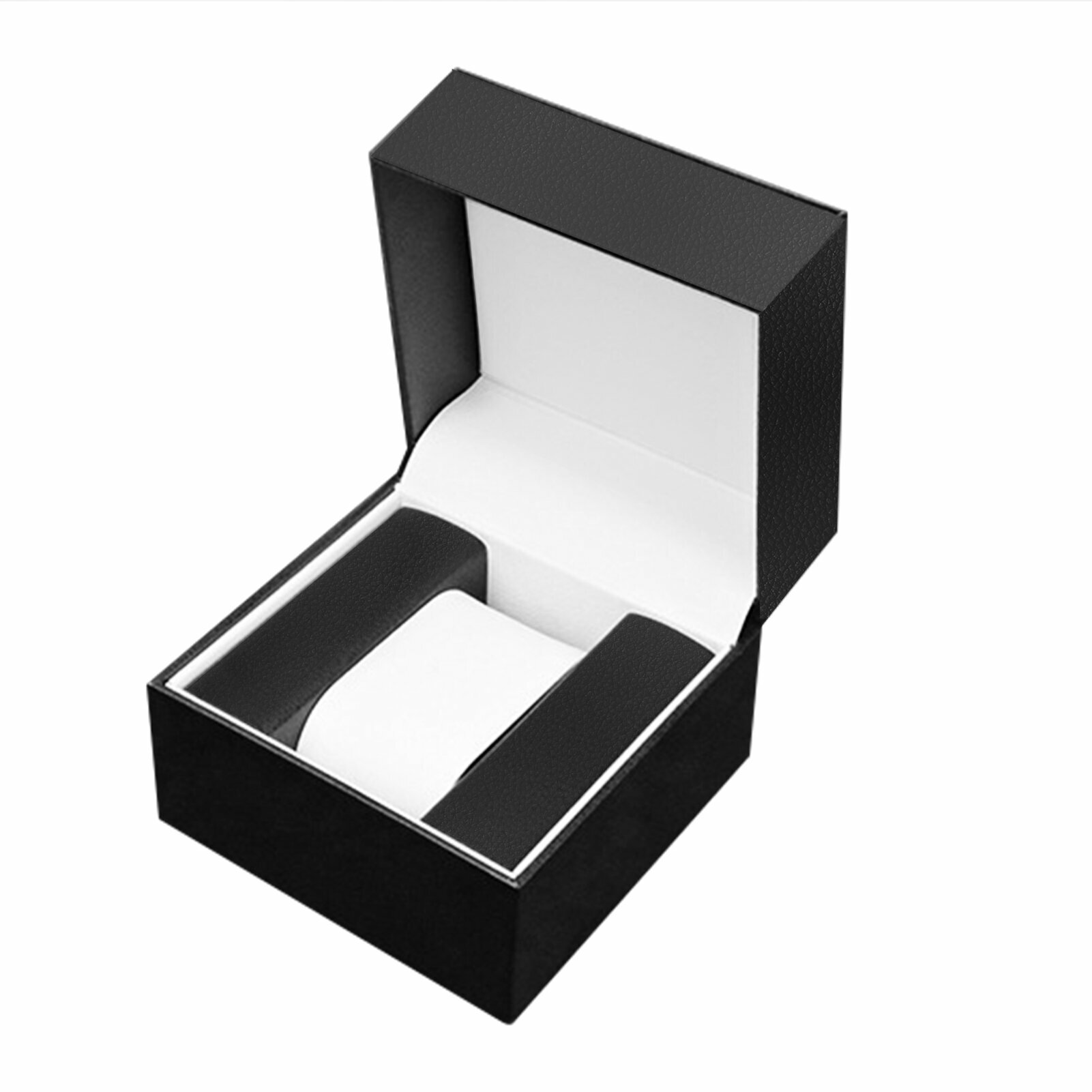 Коробка для часов с подушкой из ПУ кожи, квадратная, для мужчин и женщин, размер 11*11*8.5 см, вес упаковки 243 г, цвет Красный/Зеленый/Черный/Коричневый (выбор), упаковка для часов, поднос для часов, флип-бокс, подарочная коробка для часов, набор 1 шт.