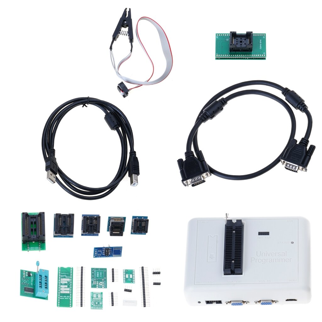 Универсальный программатор чипов RT809H с 13 разъемами для EMMC и NAND