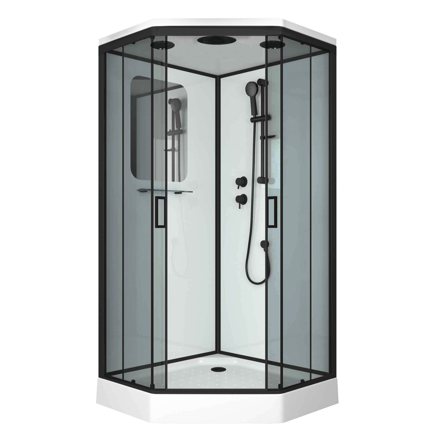 Душевая кабина Niagara Premium 100х100 69020134DBLACK