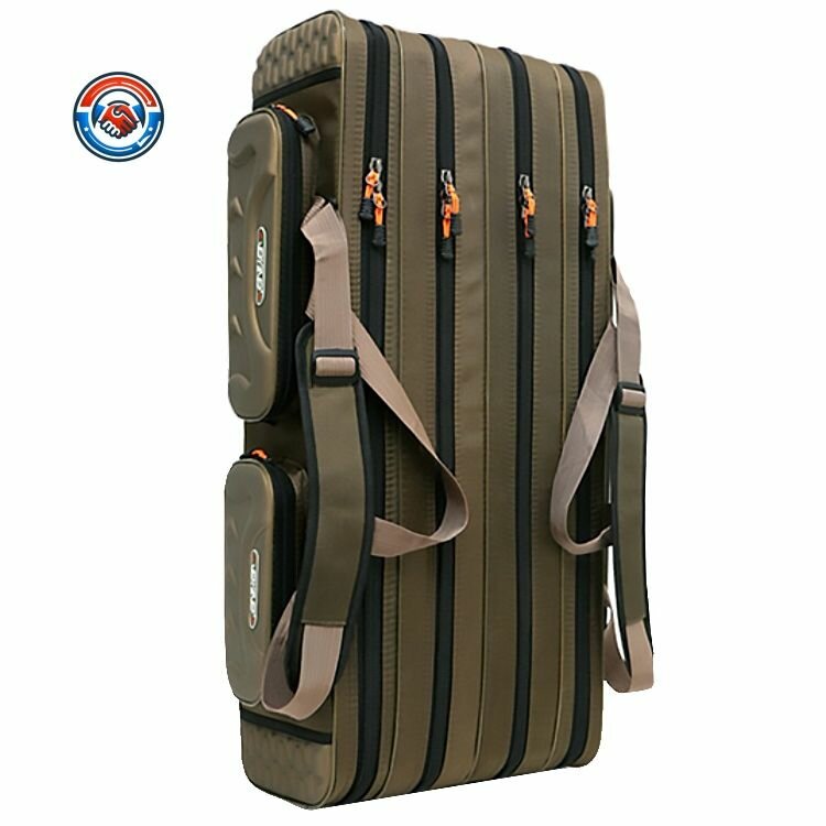 Универсальный чехол-тубус для спиннинга и фидера, прочная защита удилищ в дорогу, лёгкий водоотталкивающий чехол для рыбалки