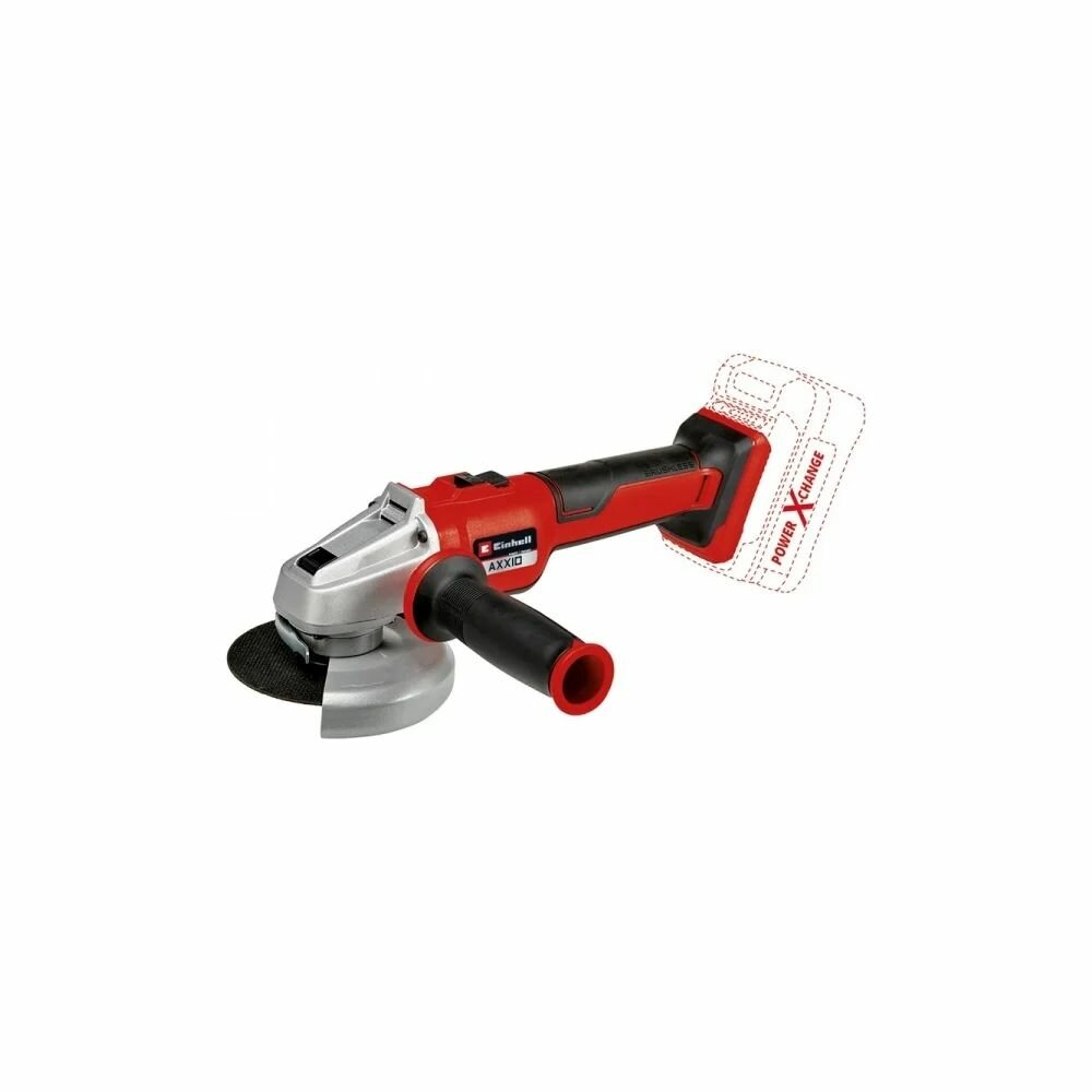 Угловая шлифмашина Einhell акк. pxc axxio 18/125 q, bl + 1 акк. pxc 4ач 18в + зу 3а 4431151SET
