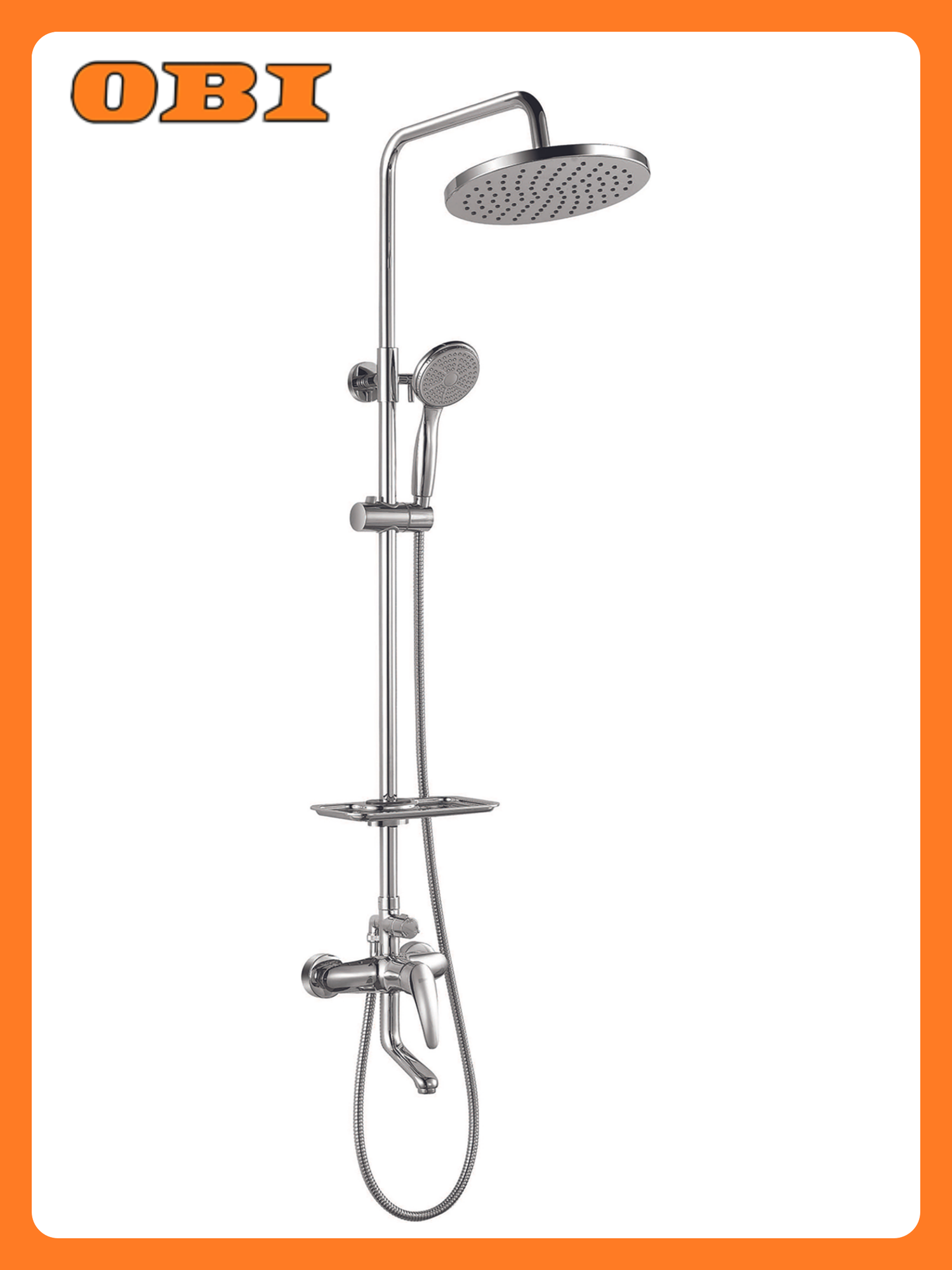 Смеситель Lemark Linara LM0462C для ванны и душа с регулируемой высотой штанги