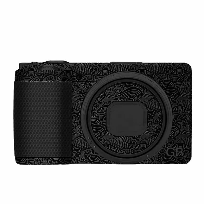 Защитная пленка для объектива Ricoh GR3 HDF - Wave Black, полное покрытие
