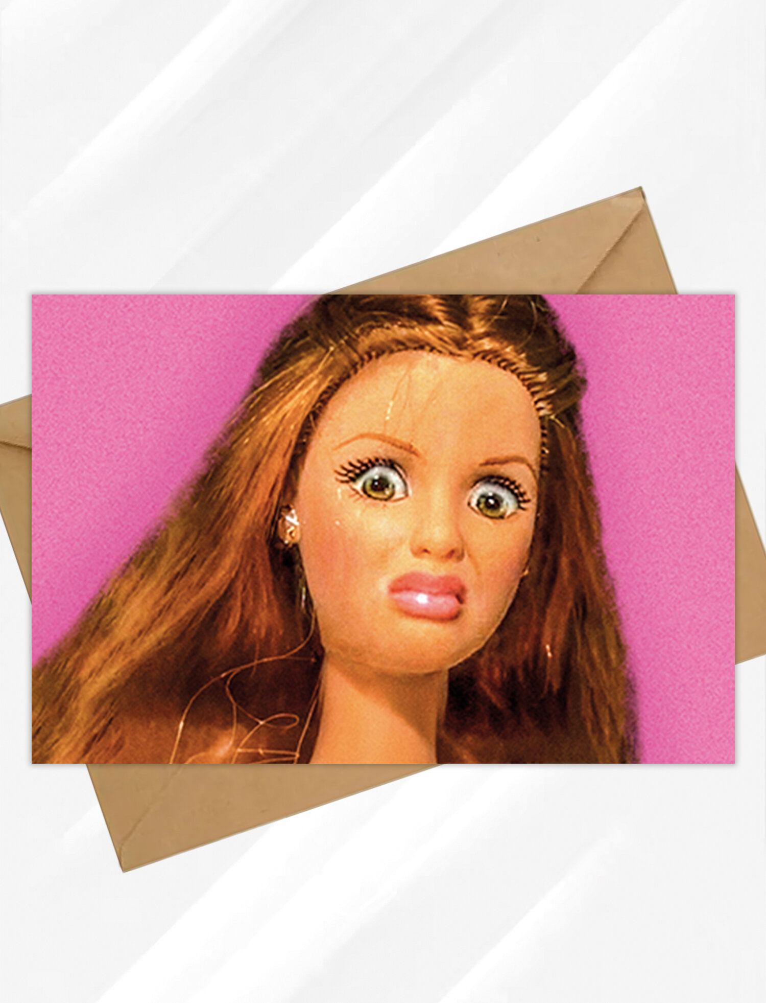 Открытка "Презрение" (подходит под рамку 10х15см, линовка, подставка)