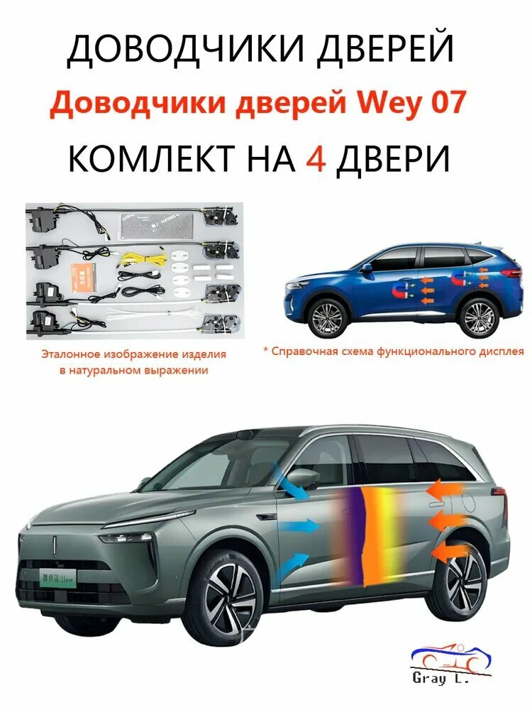 Доводчики дверей Wey 07, 4 двери(Гарантия 2 года)