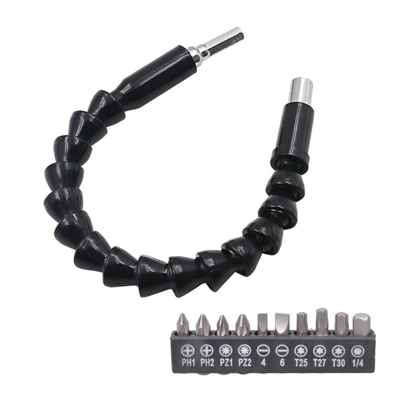Отвертка Универсальный Адаптер Гибкий Удлинитель Сверла Гибкий Вал