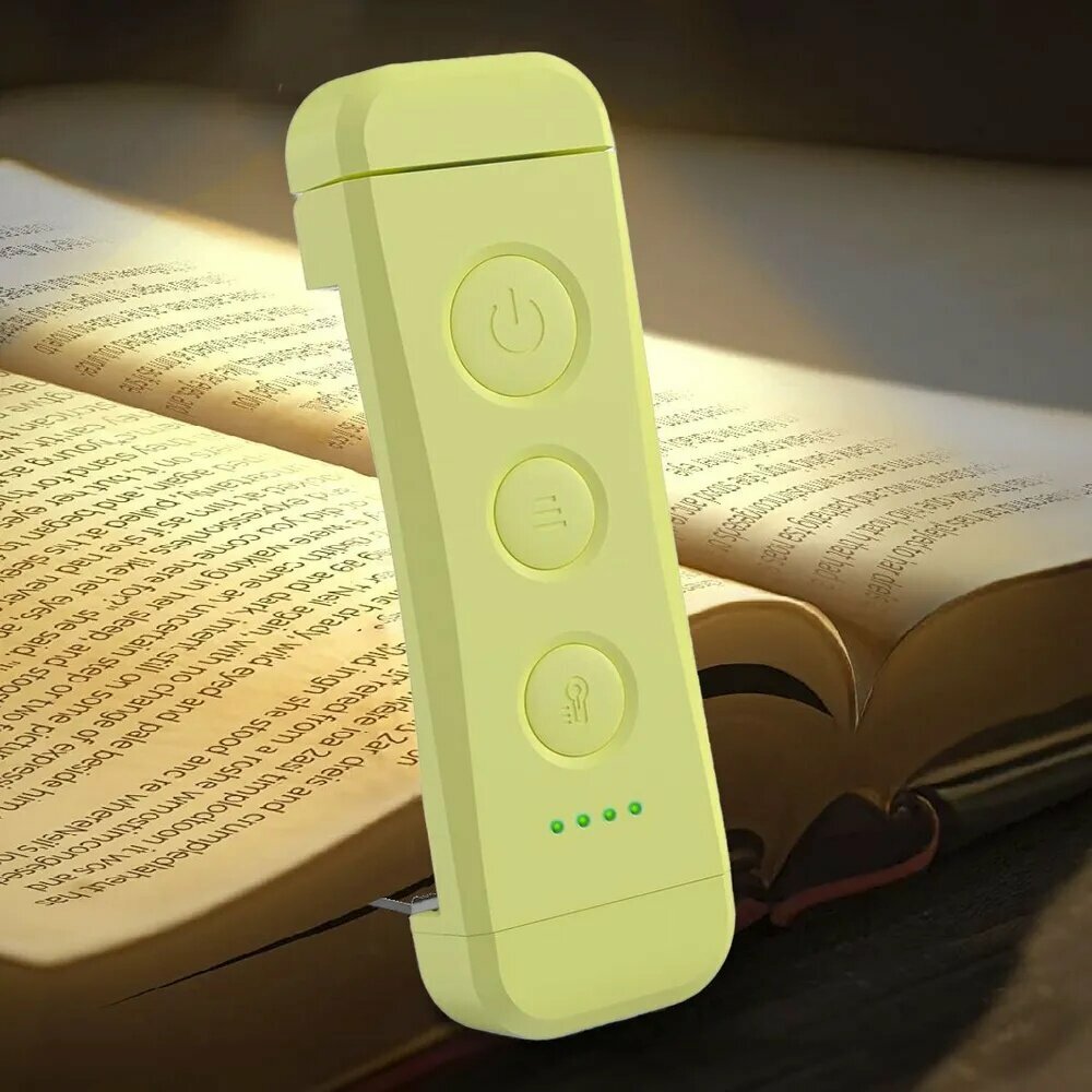 Glocusent, Лампа для чтения на прищепке, Фонарик для книги, USB-светильник, Светильник, Ночник, Мини