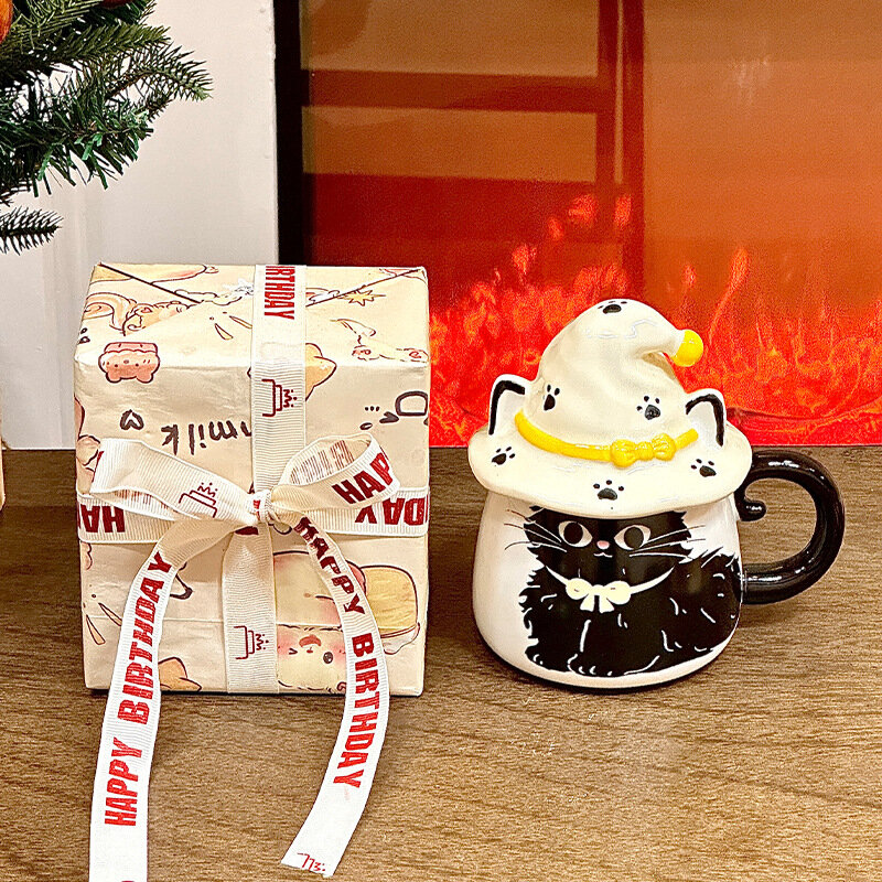 Подарок на день рождения для девочек, практичный небольшой презент, высокая эстетическая ценность, милая керамическая кружка, изысканный подарок для лучших подруг.