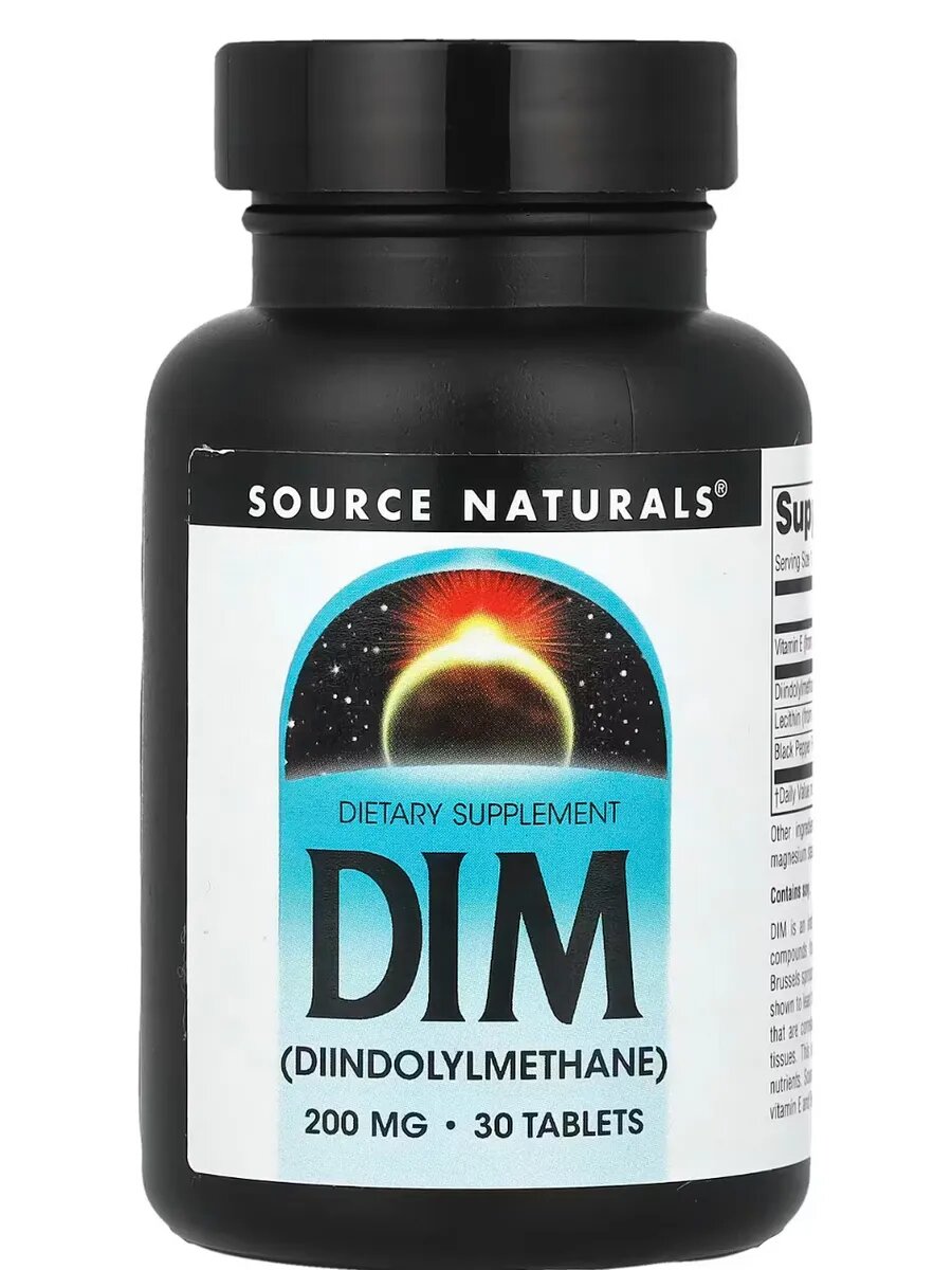 Source Naturals, DIM, 200 мг