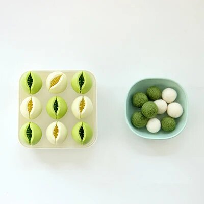 Монтессори мячи для мелкой моторики, Green C