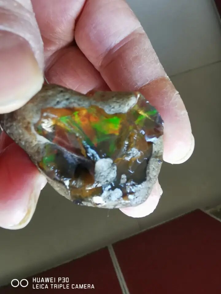 Необработанный эфиопский опал BASILOSAURUS 108 карат