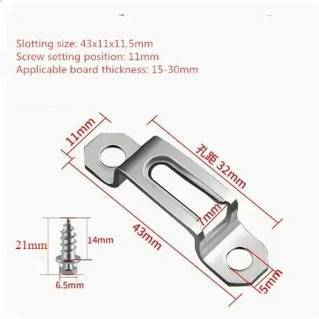 Комплект невидимых соединительных винтов 50 шт Stainless Steel A