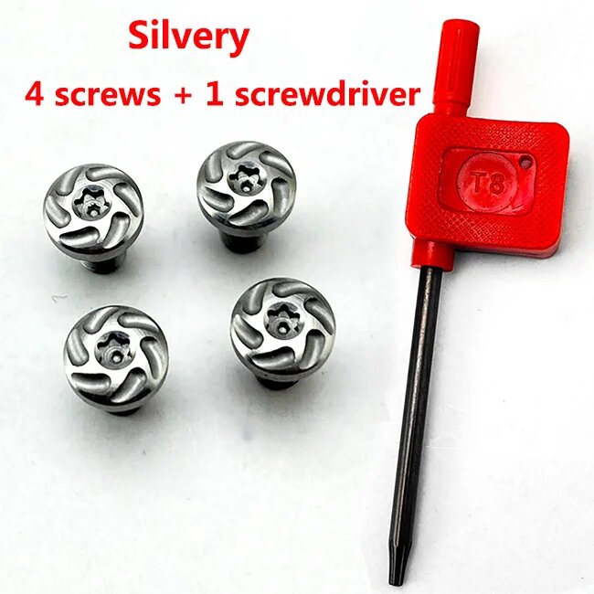 Комплект винтов для рукояток 1911 из нержавеющей стали Silvery