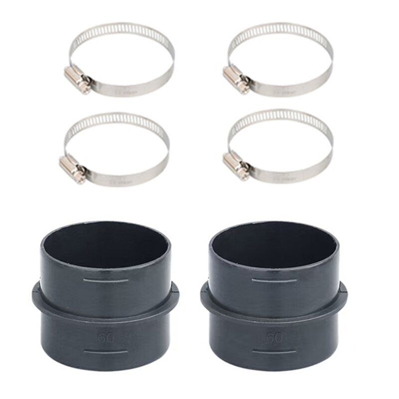 2 Round Duct Joiners 60mm/75mm Designs for Airflows In Harsh Environment