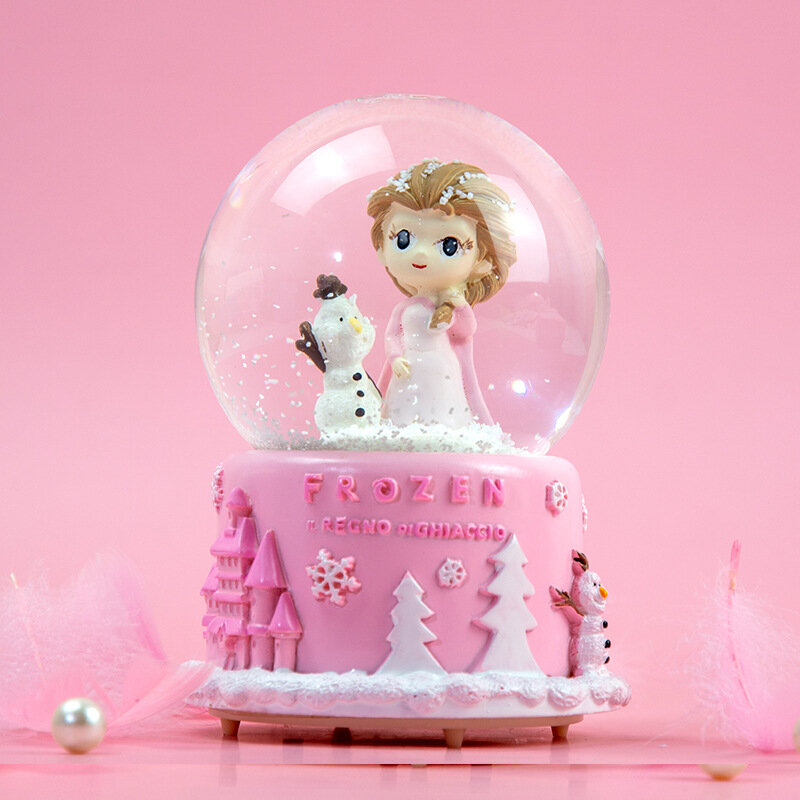 Креативный музыкальный шар с кристаллами, фонарь, снежинка, водяной шар, подарок на день рождения для девочки, сувенир, украшение, оптовая фабрика