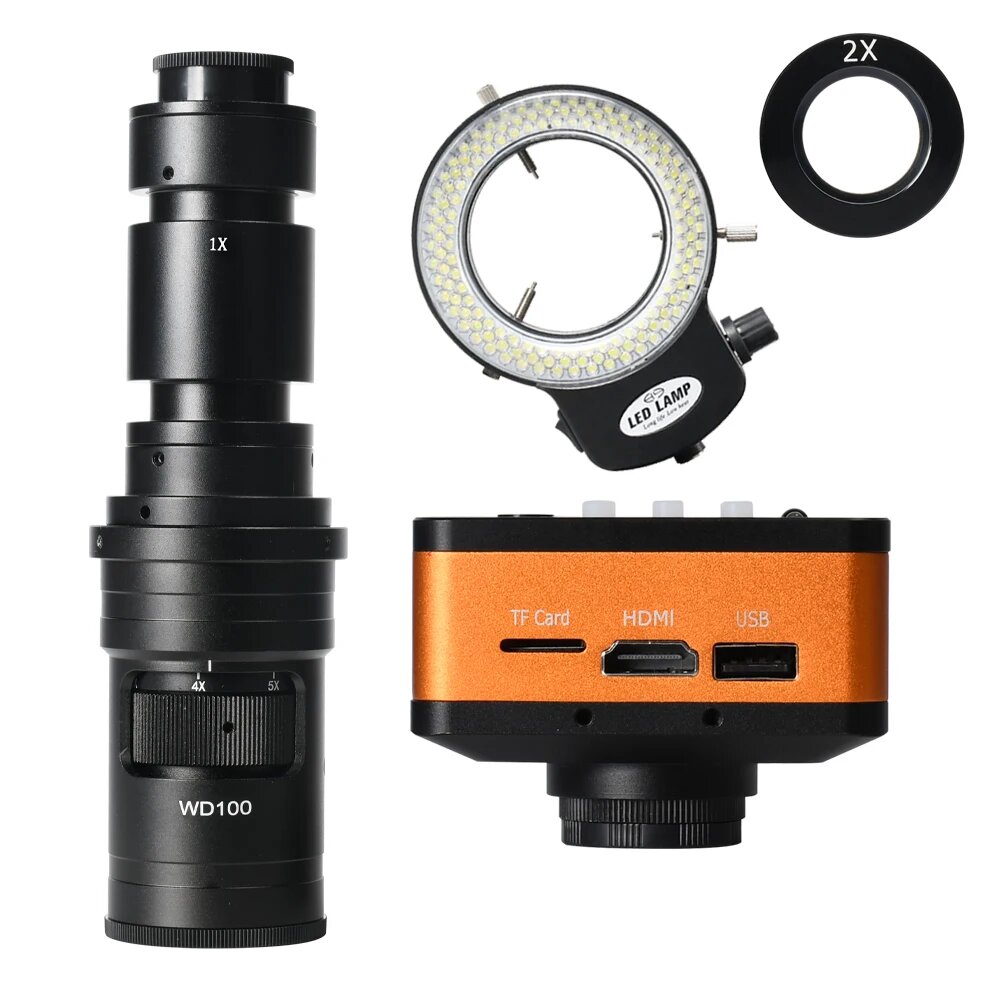 Микроскоп цифровой HAYEAR 4K 200X/400X, серый