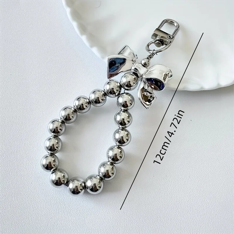 Женская короткая цепочка для телефона, брелок на запястье, подвеска для сумки, уникальный дизайн, подвесная веревка с защитой от потери для женщин, модный аксессуар