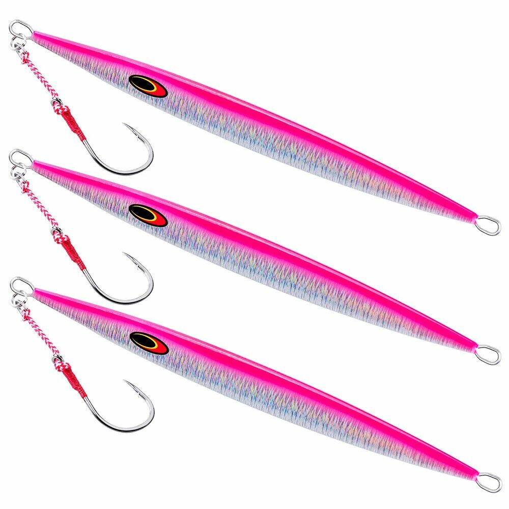 Goture Металлический джиг 80/100/150 г Розовый, 100g, 3pcs Pink
