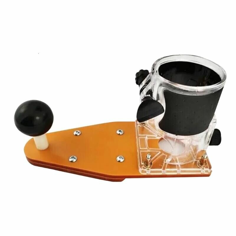 Электрическая фрезерная машина для деревообработки треугольной доски, гравировка и прорезание пазов, - Балансовая доска + прозрачная крышка