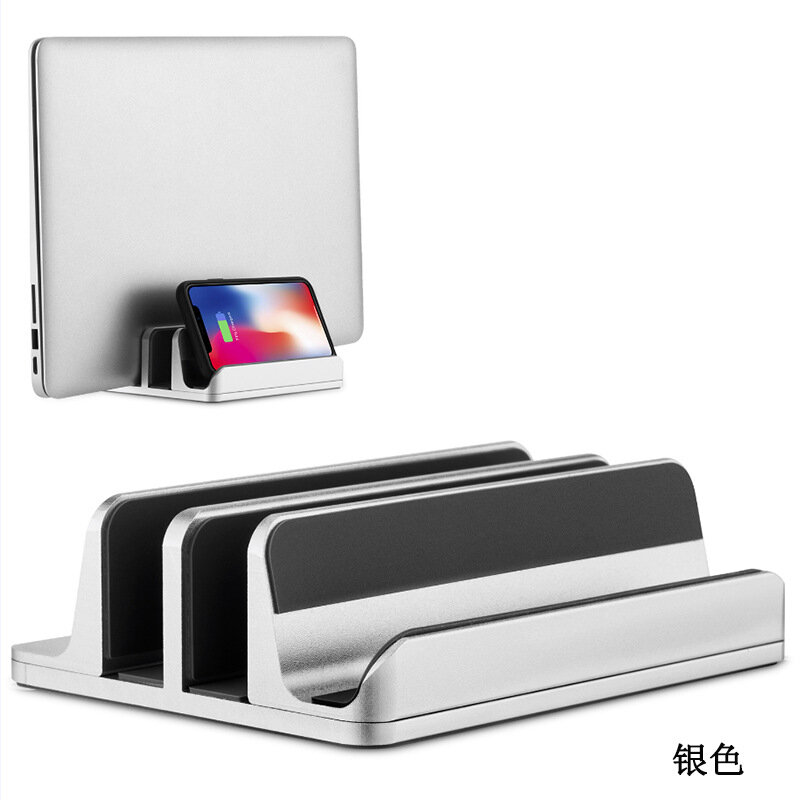 Алюминиевая подставка для ноутбука с односторонним наклоном для MacBook Pro - Серебристый 90 characters
