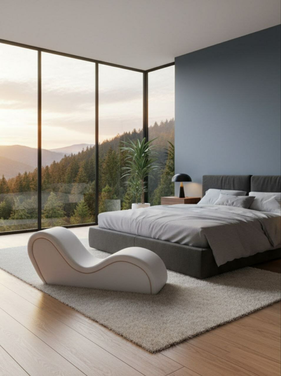 Кресло-диван для отдыха и релакса Тантра К белое