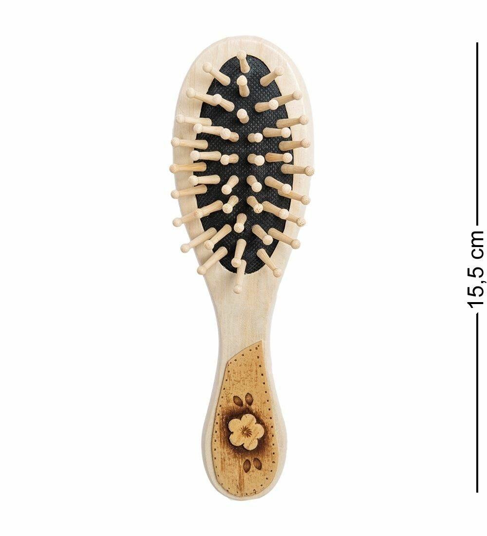 Массажная расческа деревянная Бабочка (береста) A2146668 Народные промыслы, Береста