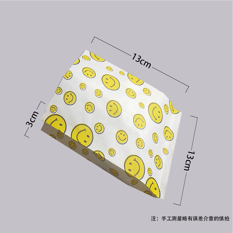 Одноразовые бумажные пакеты для закусок, куриного филе, картошки фри, куриного стейка, жареной курицы, маслостойкие бумажные пакеты, портативные пищевые пакеты малого размера