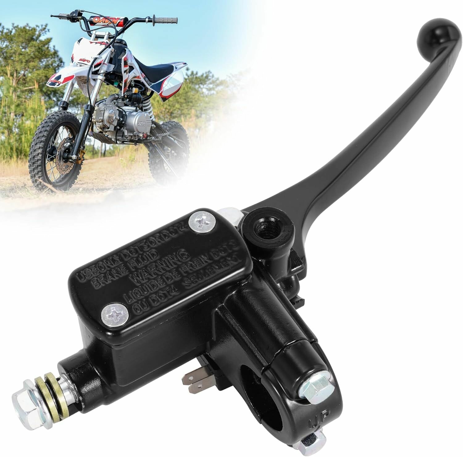 Машинка переднего тормоза правая для мотоцикла GY6 50-125 куб.