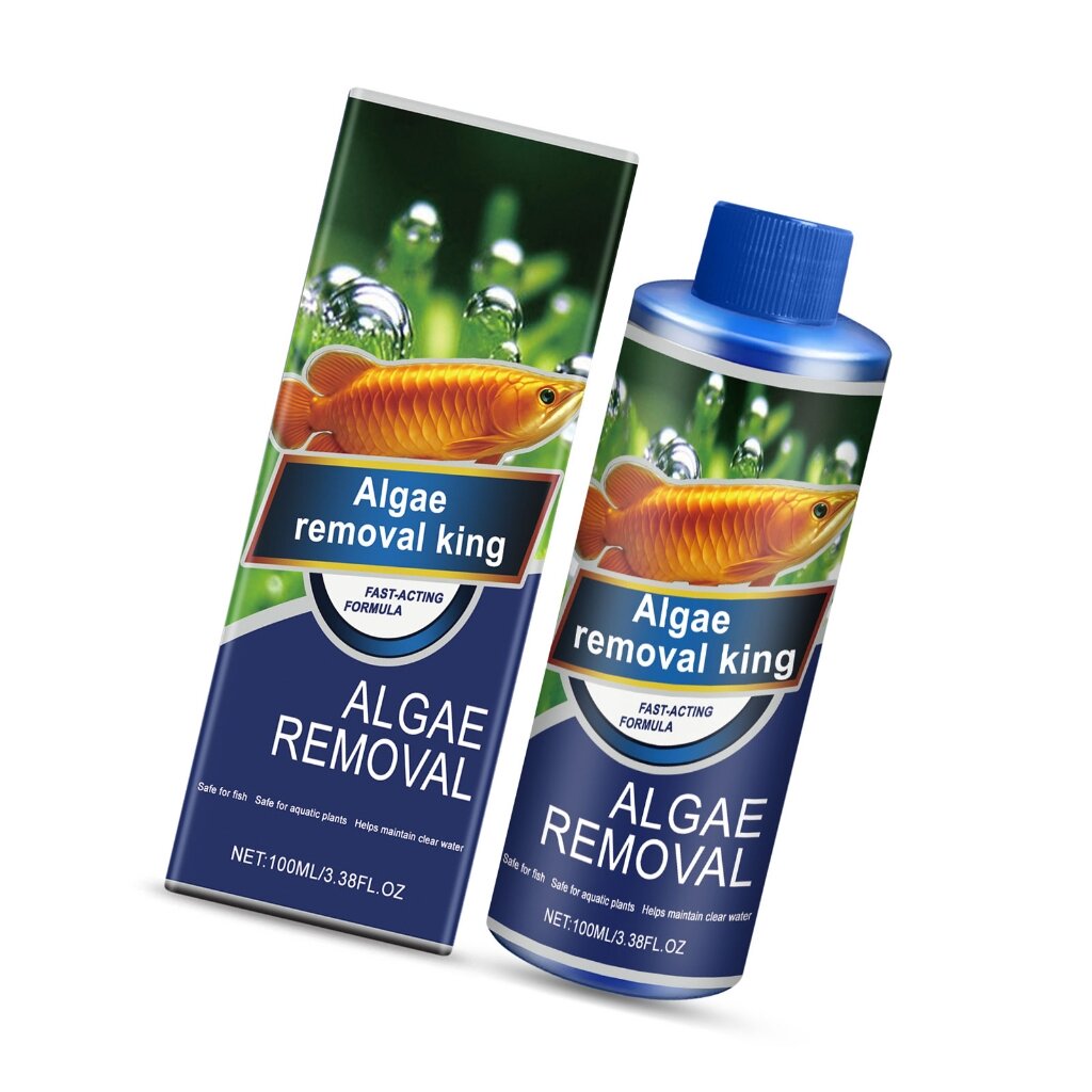 100 мл/3.38floz Раствор Для Чистки Аквариумов Очистители Для Аквариумов С Рыбой, Удаления Водорослей И Ухода За Чистой Водой