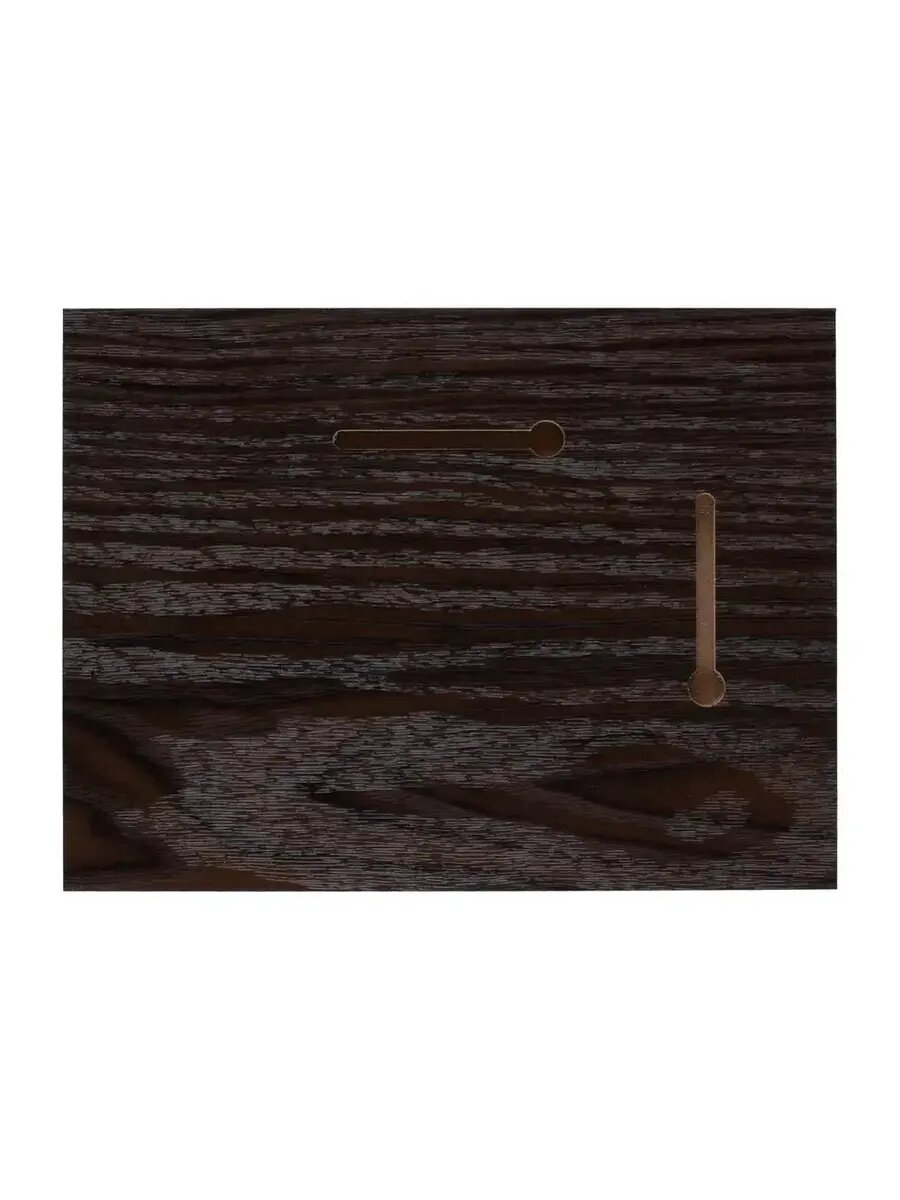 Элегантная венге-плакетка с золотой пластиной