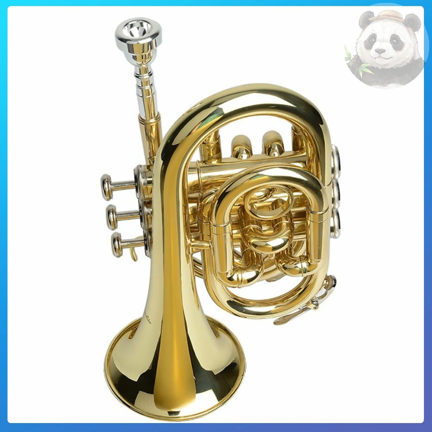 Труба музыкальный инструмент компактная Lelin Bb