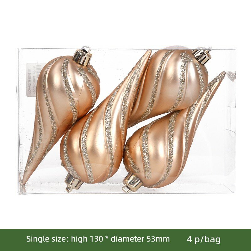 Искусственный цветок «Капля» от Jinghua, рождественский шар, подвеска необычной формы, украшение для елки, декор для