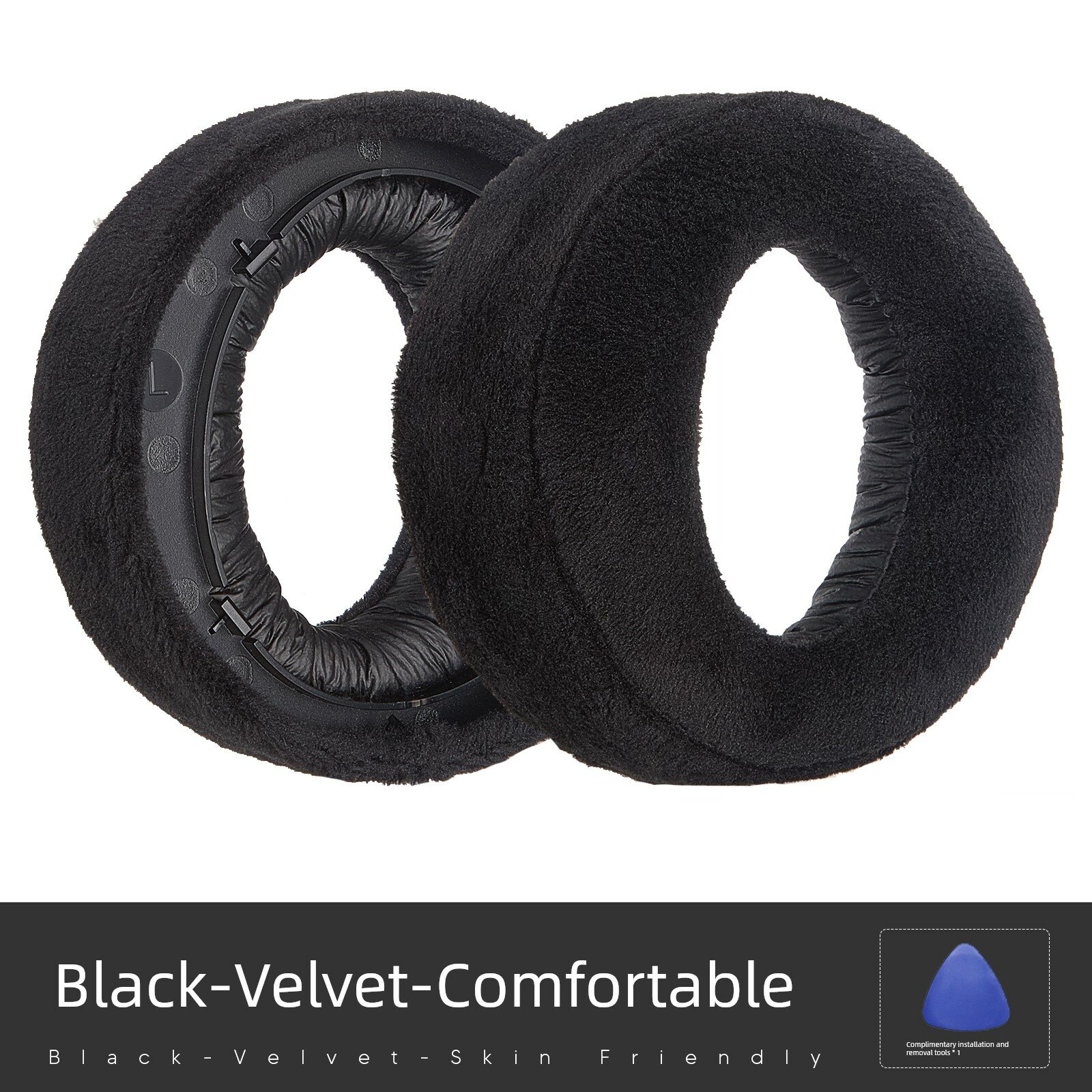 Подходит для Sony PlayStation 5 Pulse 3D PS5: аксессуары для наушников, губчатые амбушюры для наушников Черная