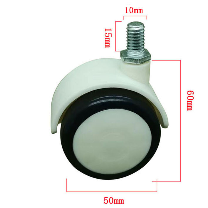 Колеса для офисного стула, универсальные колеса, ролики для кресла руководителя, бесшумные колеса для игрового компьютерного стула, вращающиеся колеса